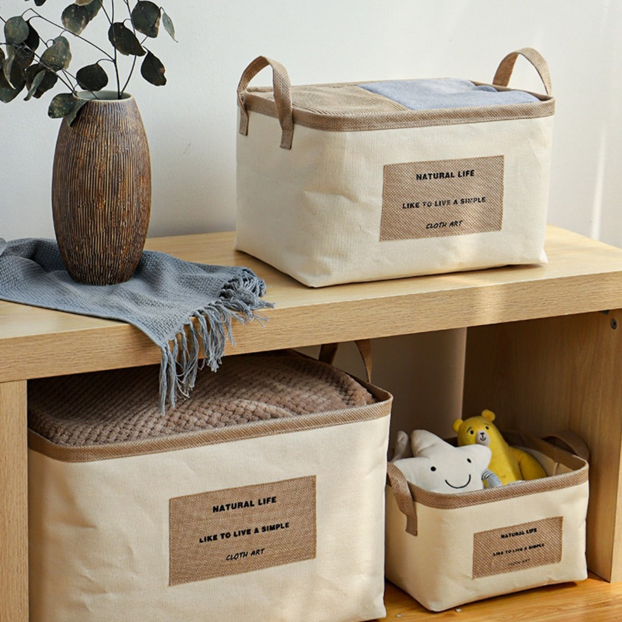 Hygge Beige Basket Set – Delicors