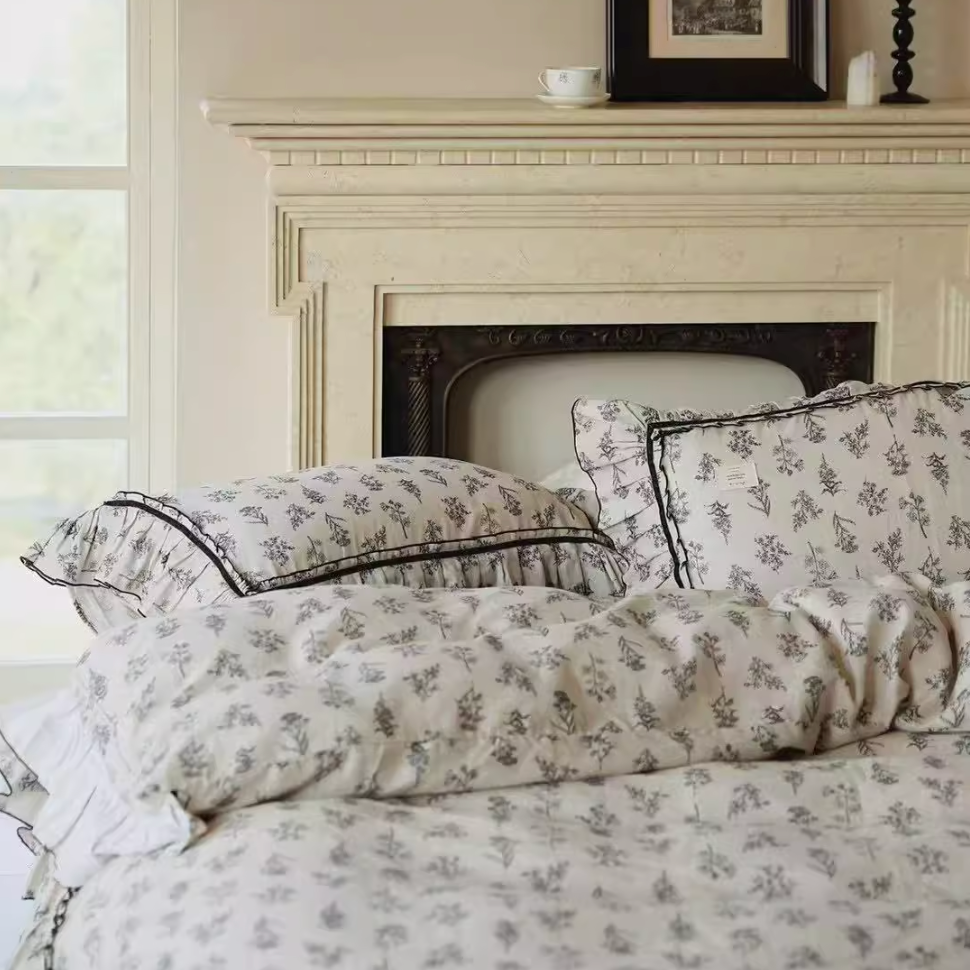 Ruffle Bloom Bedding Bedding Set – Delicors