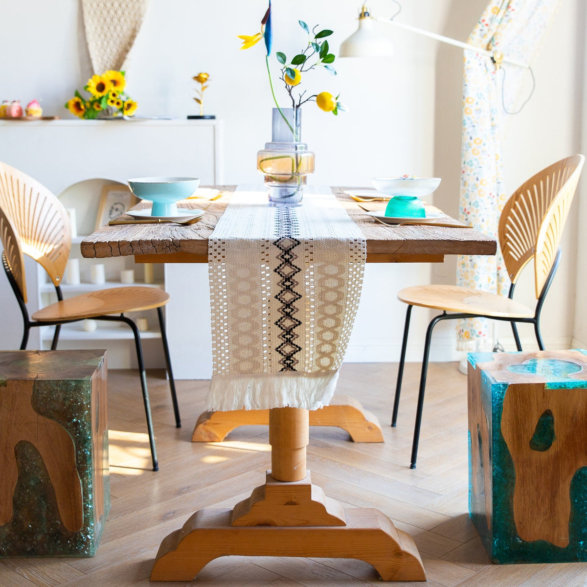 Aztec Woven Table Runner – Delicors