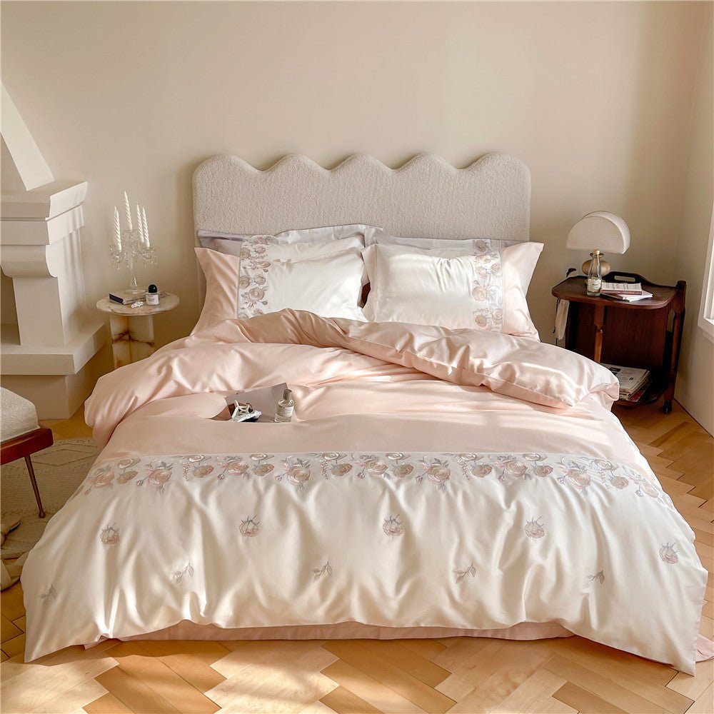 Sweet Blush Peony Quilt Cover & Flat Sheet - FINAL SALE – Delicors