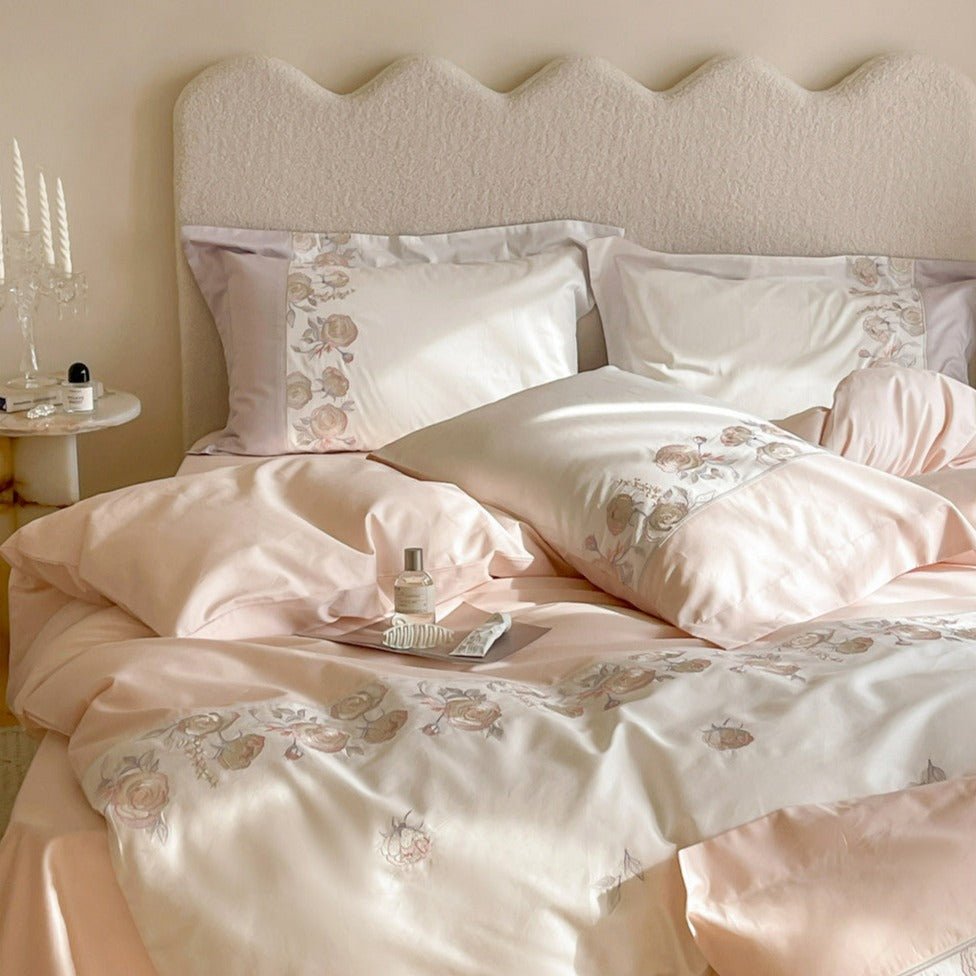 Sweet Blush Peony Quilt Cover & Flat Sheet - FINAL SALE – Delicors